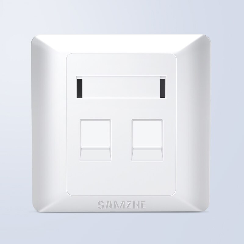 SAMZHE RJ45 Faceplate Wall Socket Wallplate Face p... – Grandado