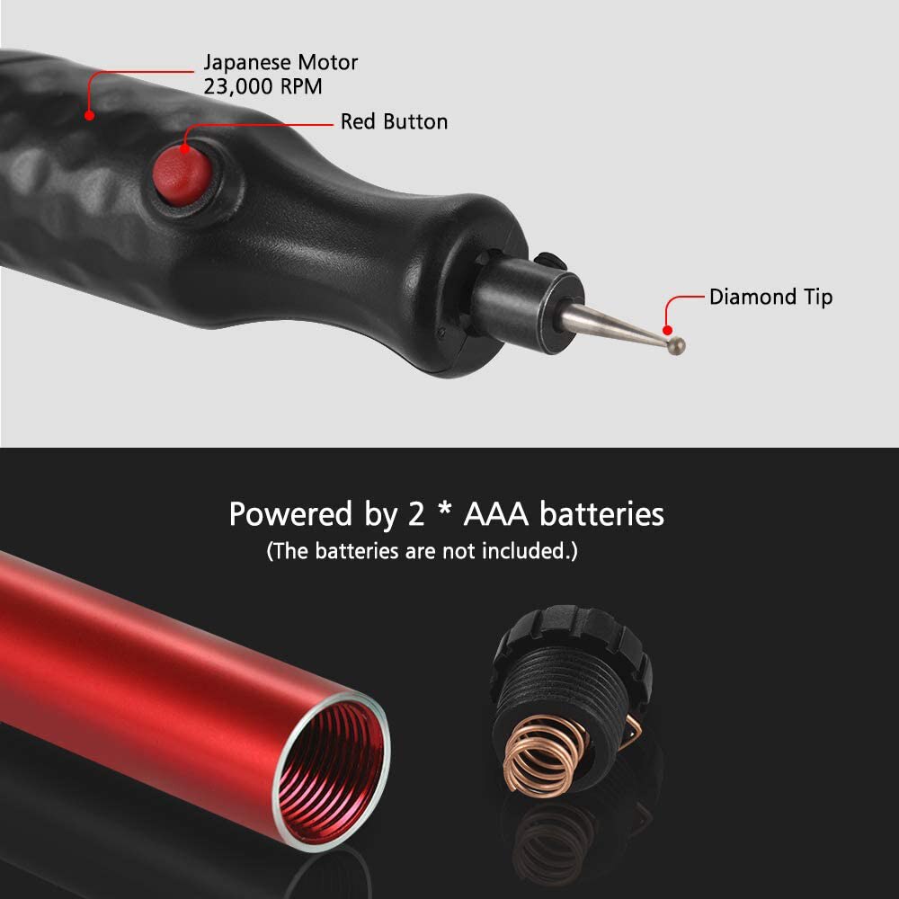 HLZS-Electric DIY Engraver Pen Mini Engraver Machi... – Grandado