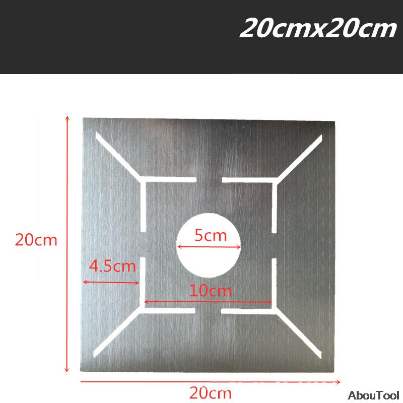 20x20CM Floor Drain Locator Stainless Steel Tile T... – Grandado