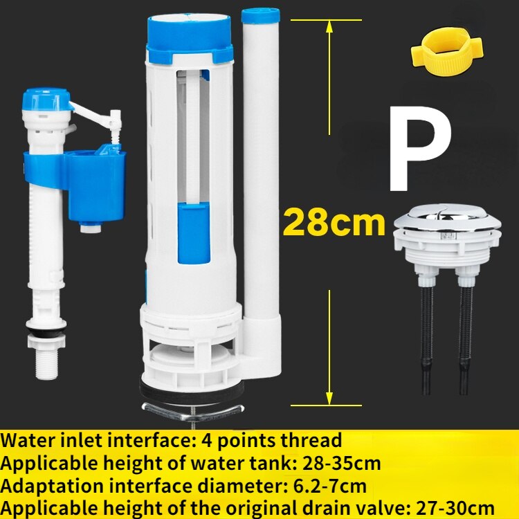 Toilet tank fitting toilet inlet valve drain valve... – Grandado