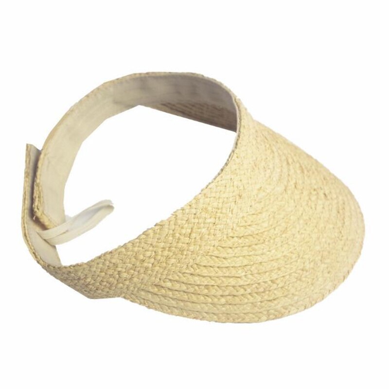 korean summer sun empty visor women straw hat sun ... – Grandado