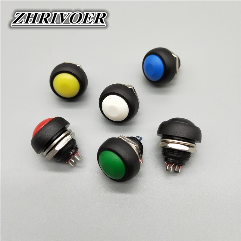 6Pcs 12mm ON-OFF Waterproof Momentary/Self-reset P... – Grandado