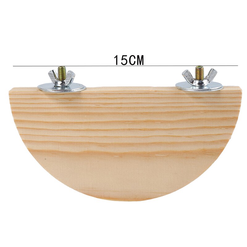 Bird Parrot Wood Platform Hamster Branch Perches S... – Grandado