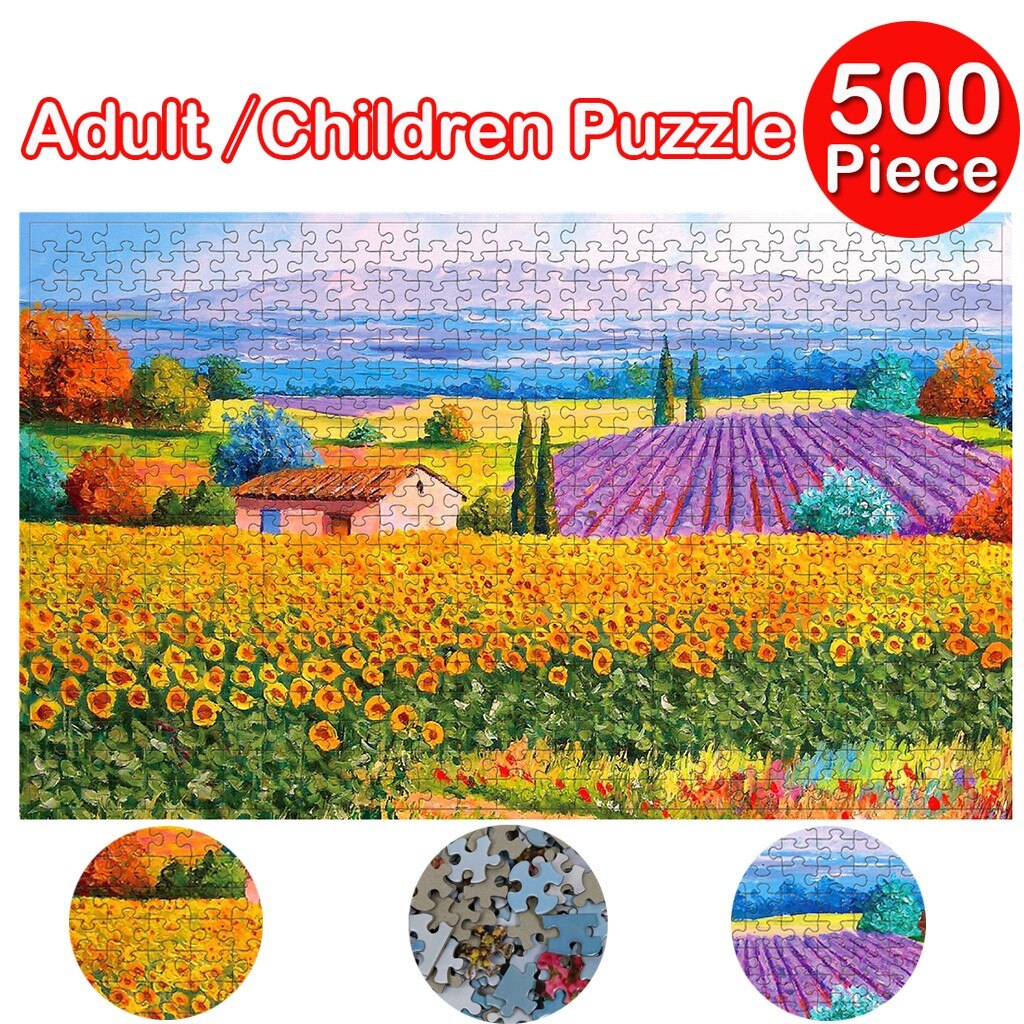 Paper Jigsaw Puzzle 500 Pieces Adult Kids Puzzle L... – Grandado