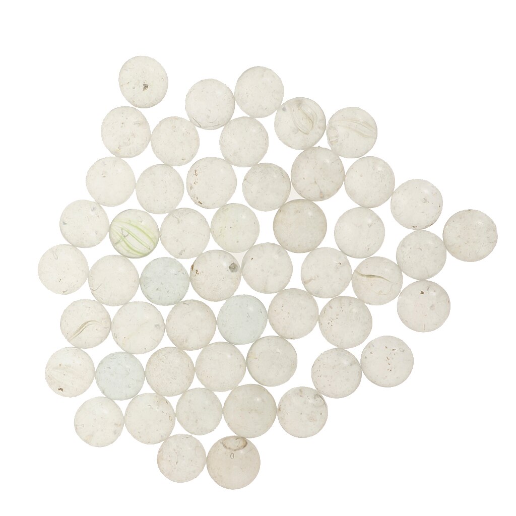 Set of 50 Clear Glass Marbles Bulk (22mm), Marble ... – Vicedeal