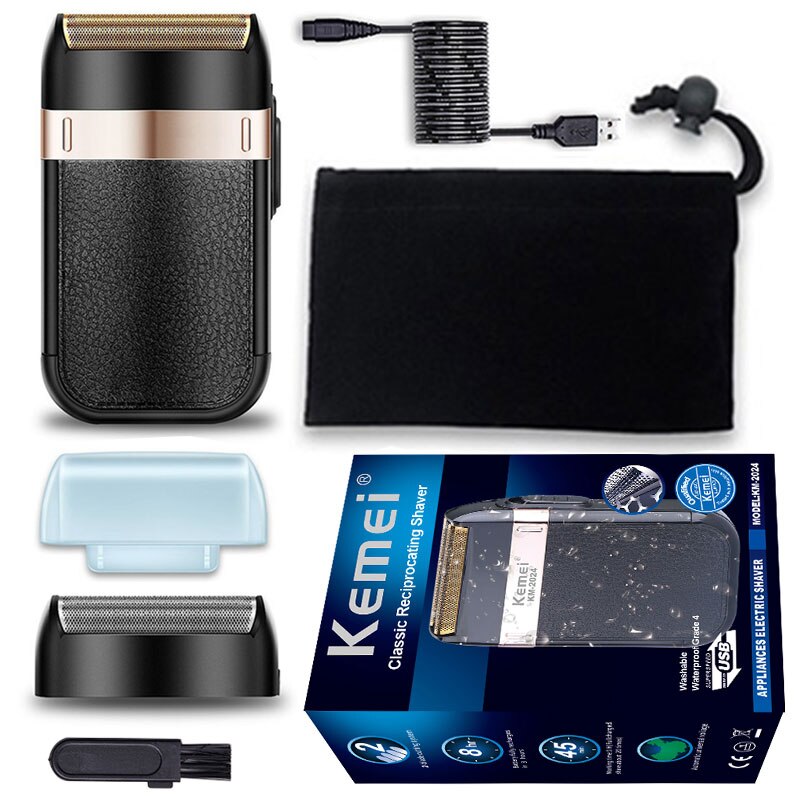 Powerful rechargeable shaver for men waterproof el... – Grandado