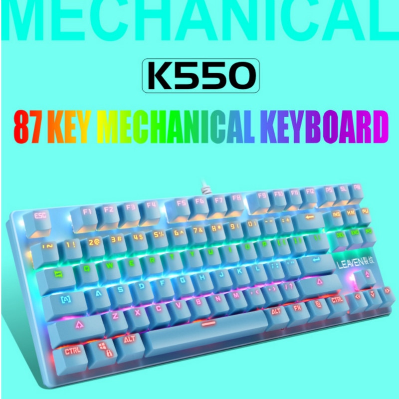 Punk Mechanical Keyboard K550 87 Keys Mechanical K... – Grandado