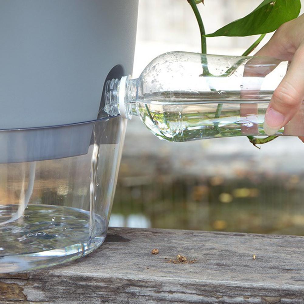 Automatic Water Absorption Flower Pot Self Waterin... – Grandado