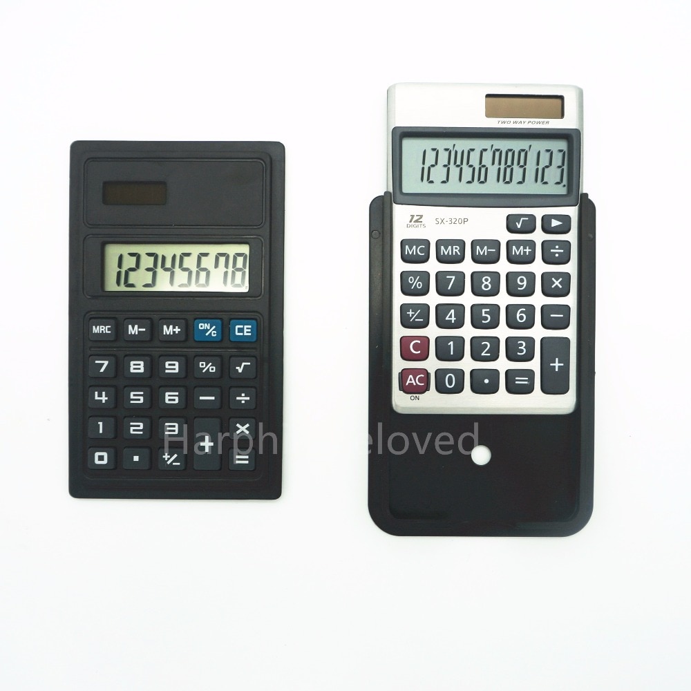 Mini Rekenmachine 8 Cijfers 12 Digit Avalaible A4 ... – Vicedeal