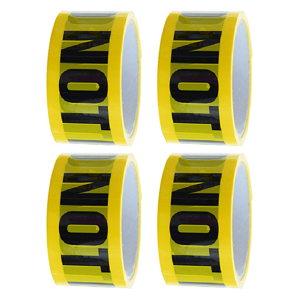 1/2/4pcs tape Yellow Warning-Tape DO NOT ENTER Adh... – Grandado