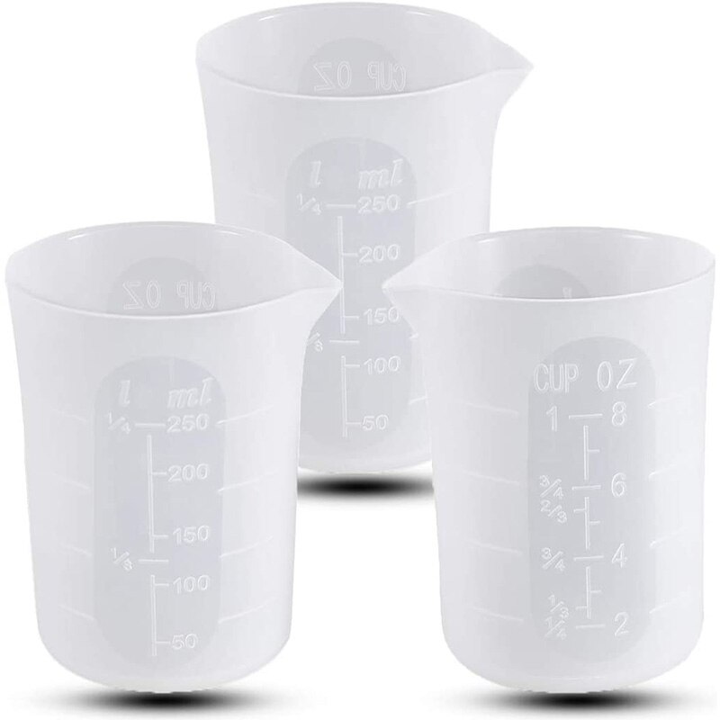 250 Ml Silicone Measuring Cups for Resin Making No... – Vicedeal