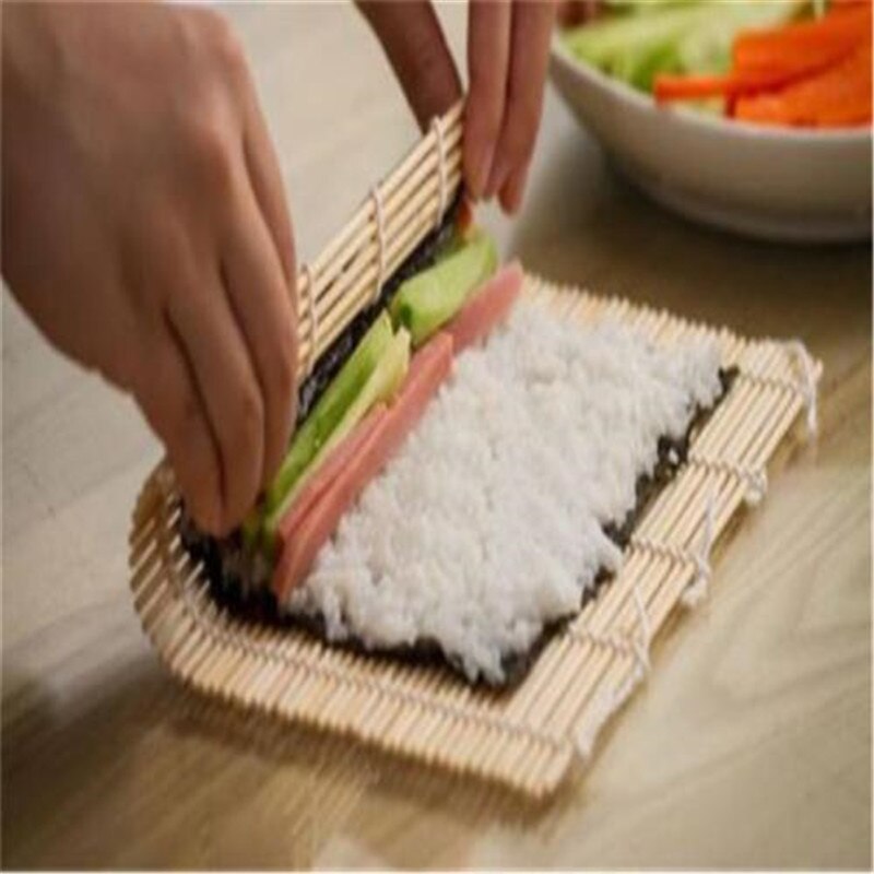 Bamboo Sushi Mat Makisu Roll Kitchen Hand Rolling ... – Grandado