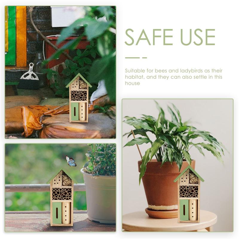 Insect House Outdoor Insect Habitat Wooden Insect ... – Vicedeal