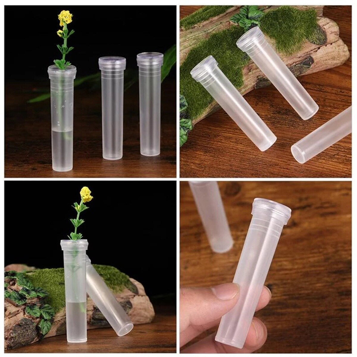 100Pcs Plastic Culture Tubes Durable Flower Growin... – Grandado