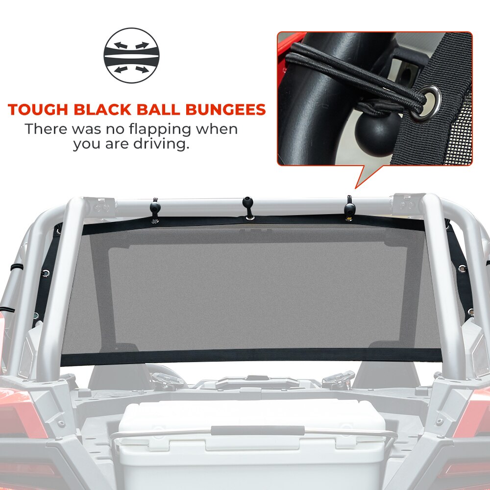 KEMIMOTO RZR ! for Polaris RZR Black Summer Rear w... – Grandado