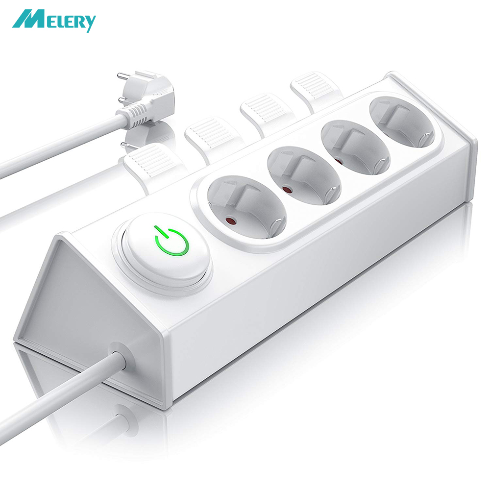 Power Strip Surge Protector 4-way EU Electric Plug... – Grandado
