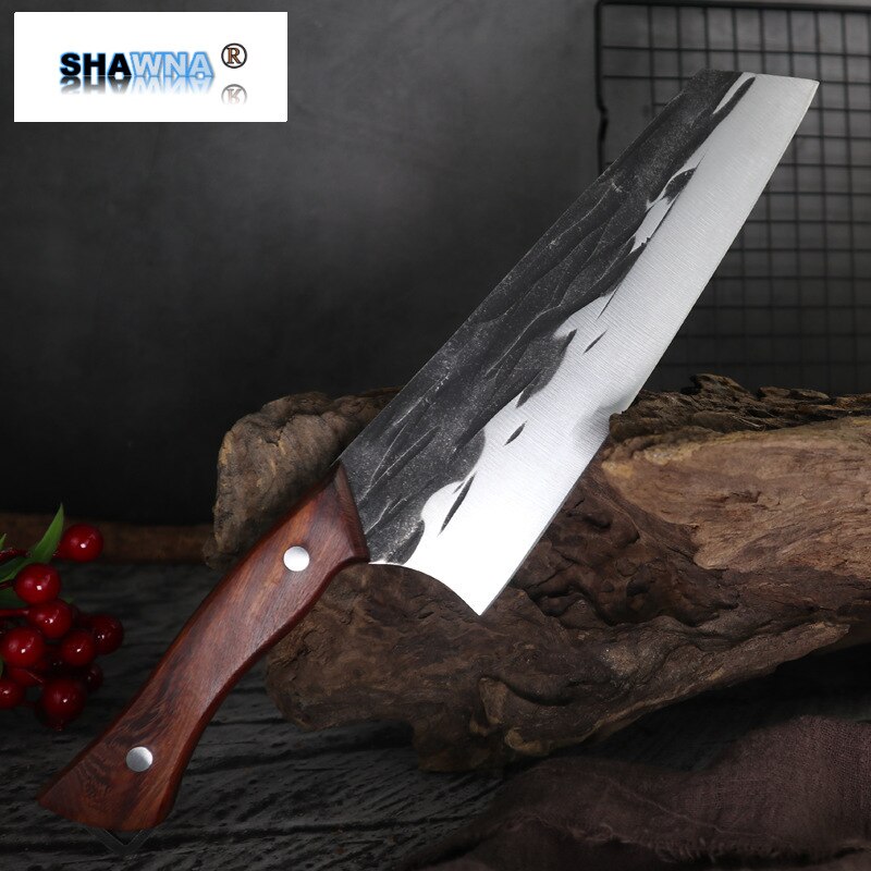 Forged Damascus Cleaver Knife Stainless Steel Chin... – Vicedeal