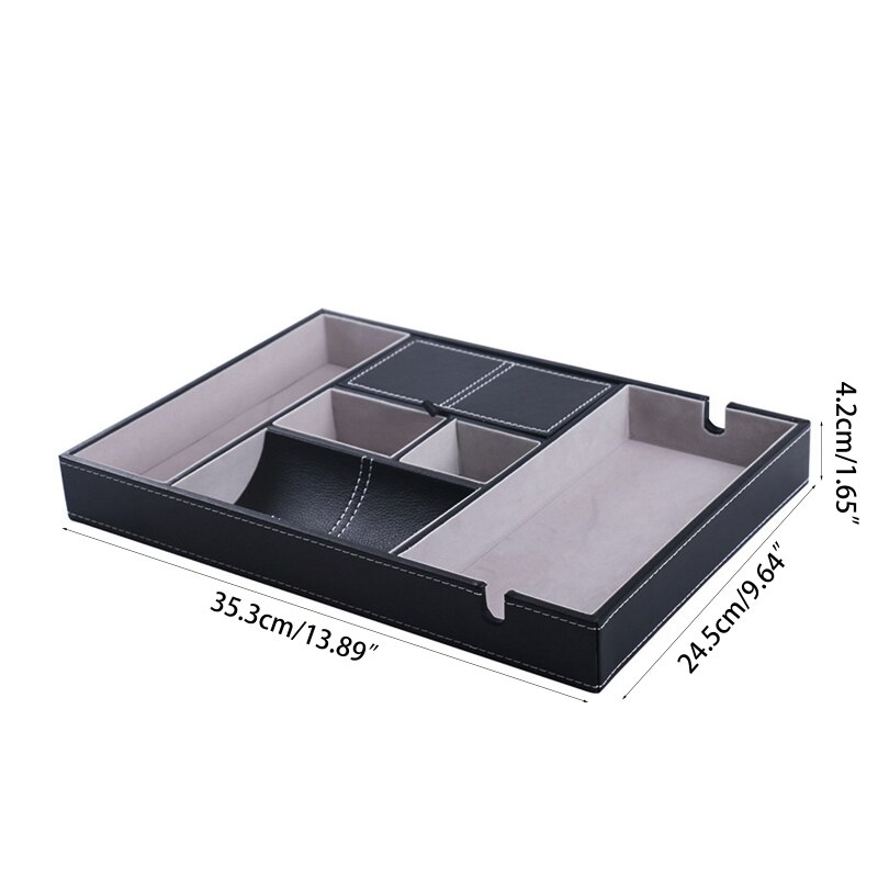 Valet Tray for Men, EDC Tray, Nightstand Organizer... – Grandado