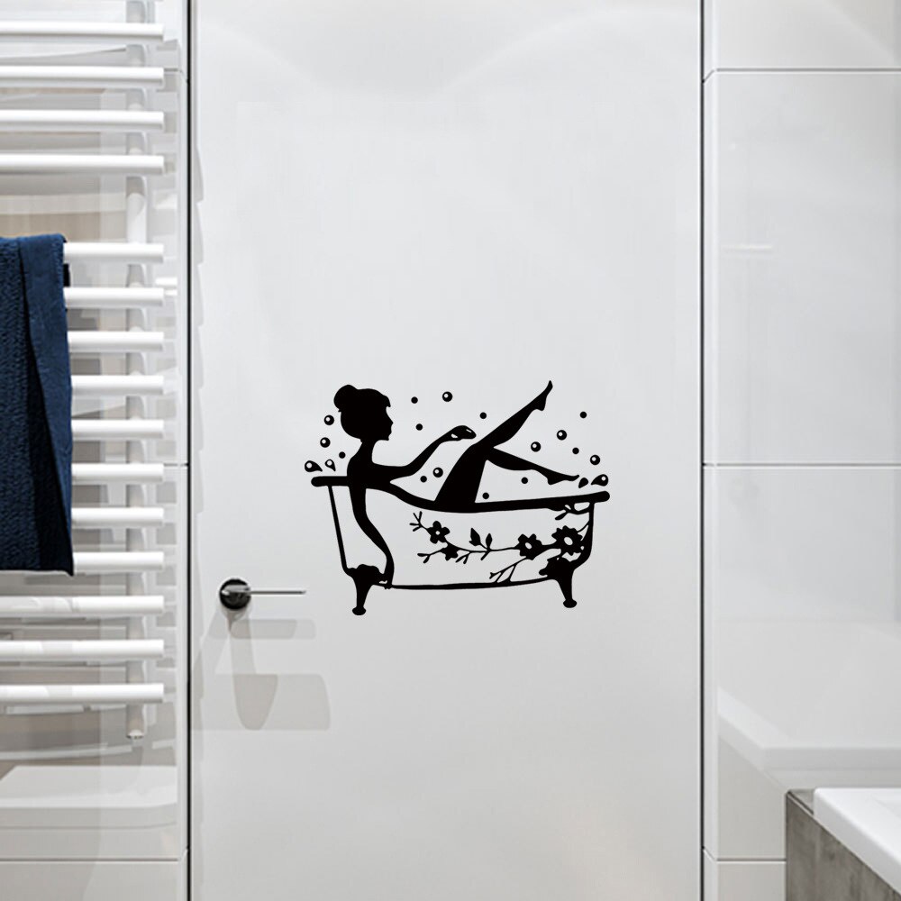 Waterproof Shower Girl Room Wall Stickers DIY Remo... – Vicedeal