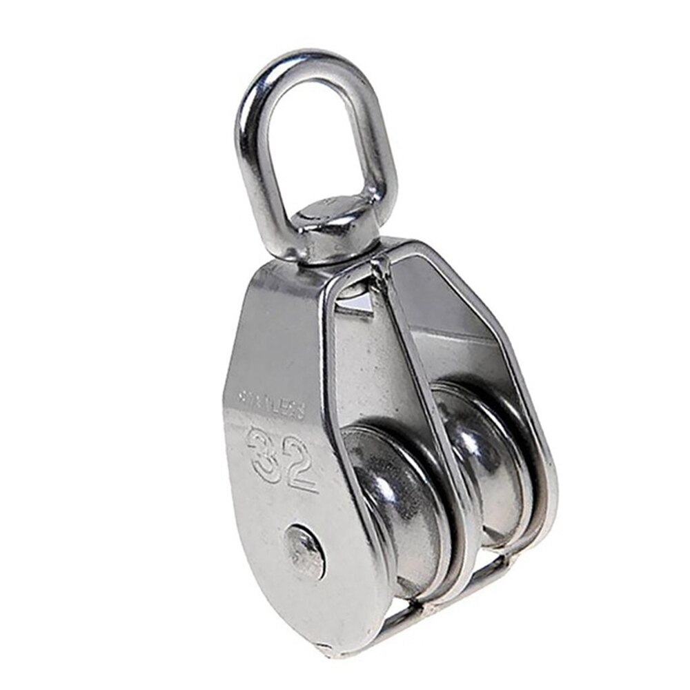 Stainless Steel Swivel Double Pulley Sheave Riggin... – Grandado