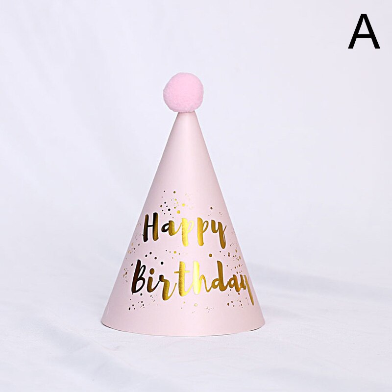 1pc Birthday Hat Paper Gold Sequin Happy Birthday ... – Vicedeal