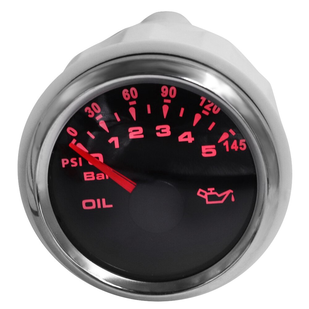 Universal Oil Press Gauge Oil Pressure Meter for C... – Grandado