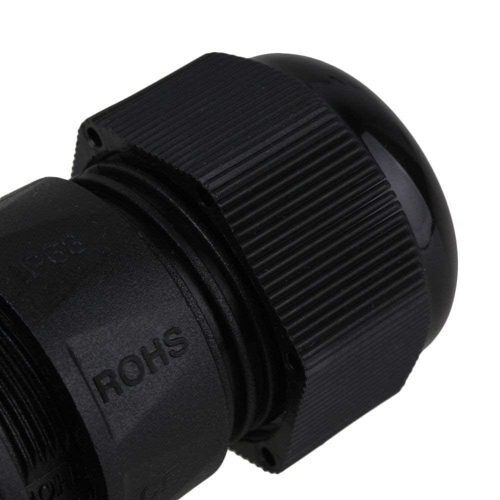 Ethernet LAN Black IP68 Protection M20 Stuffing Lo... – Grandado