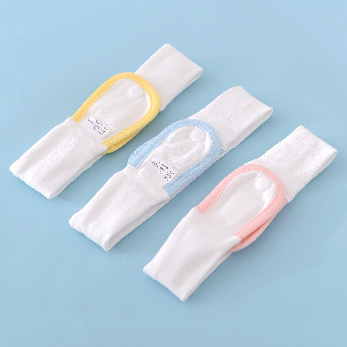 Newborn Baby Diaper Fixed Belt Velcro Button Baby ... – Vicedeal