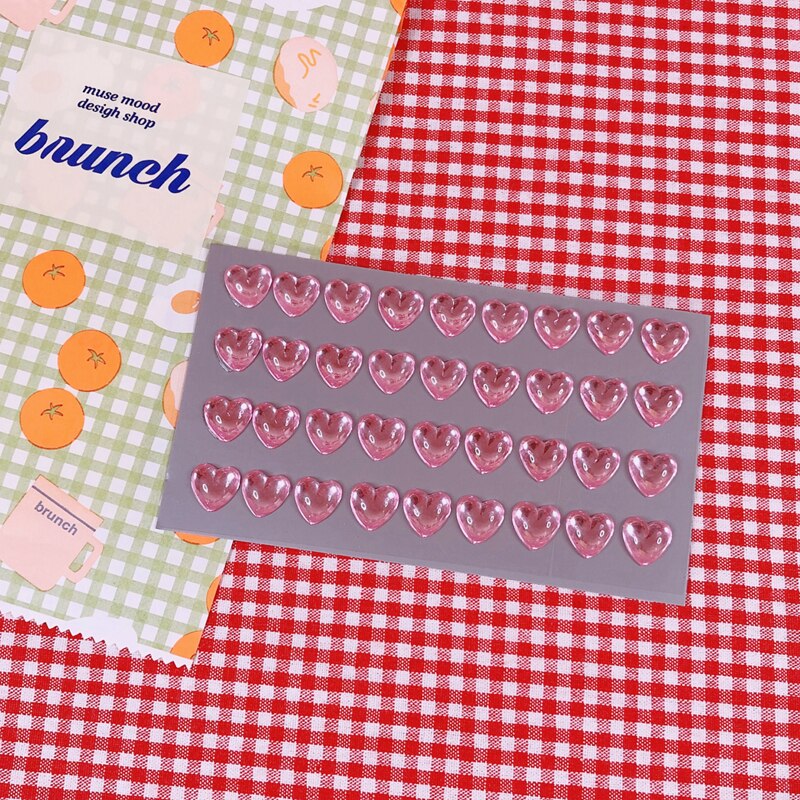 3D Shining LOVE Diamond Stickers Three-dimensional... – Grandado