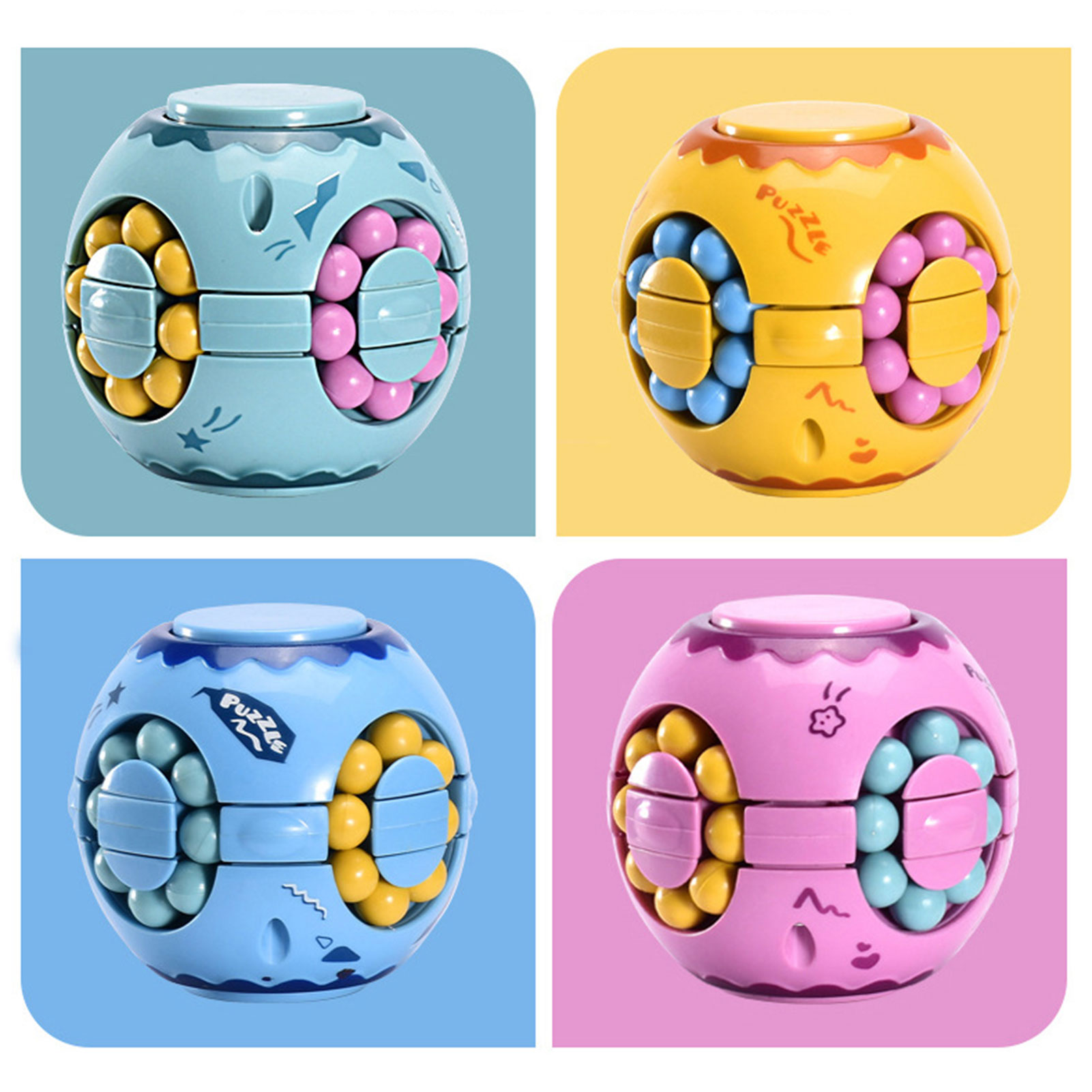 Fingertip Figet Toys Rotating Magic Bean Simple Di... – Vicedeal