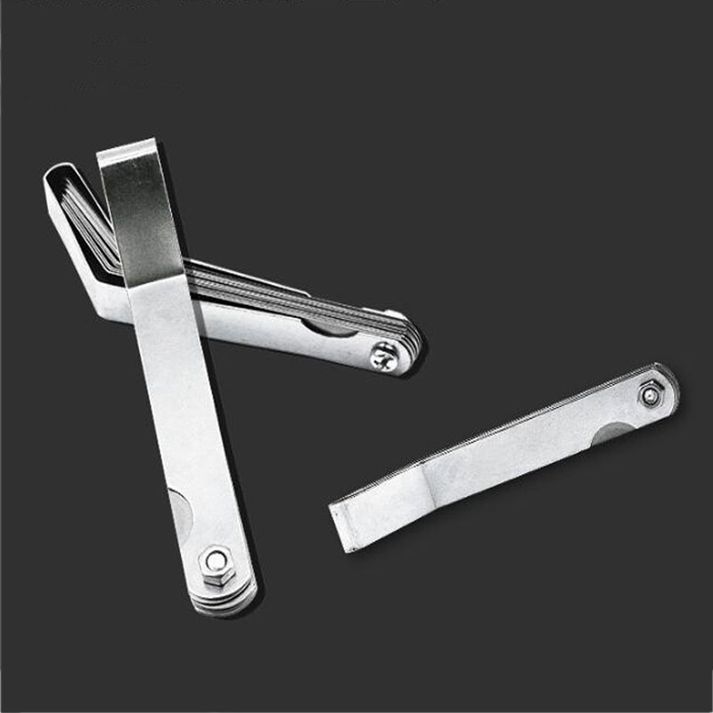 Metric Feeler Gauge Gap Ruler 16 Blade Thickness G... – Grandado