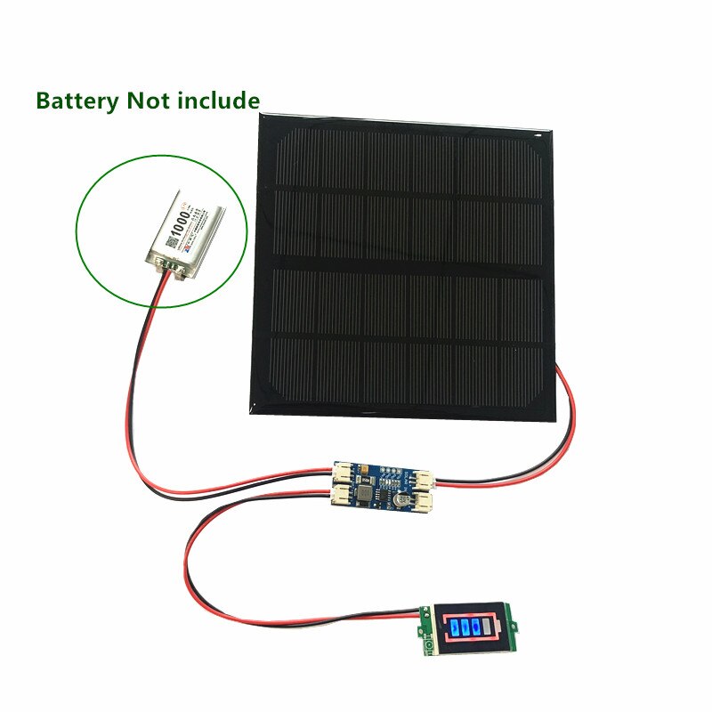 6V 3W 9V 2W 12V 2W Solar panel with Solar min batt... – Grandado