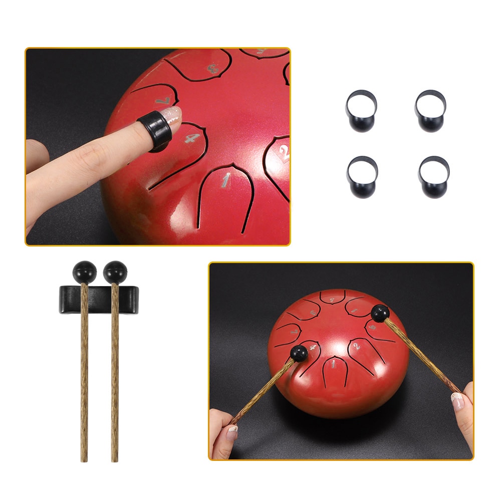 6 Inch Tong Drum 8 Tune Staal Handtrommel Tank Dru... – Vicedeal