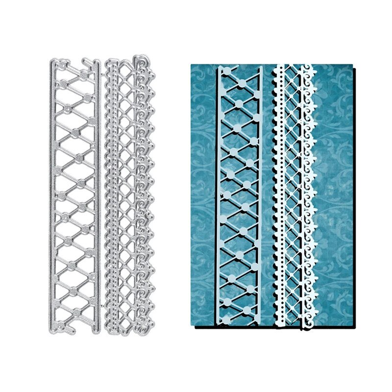 Eastshape Border Dies Frame Lace Cutting Dies Fram... – Grandado
