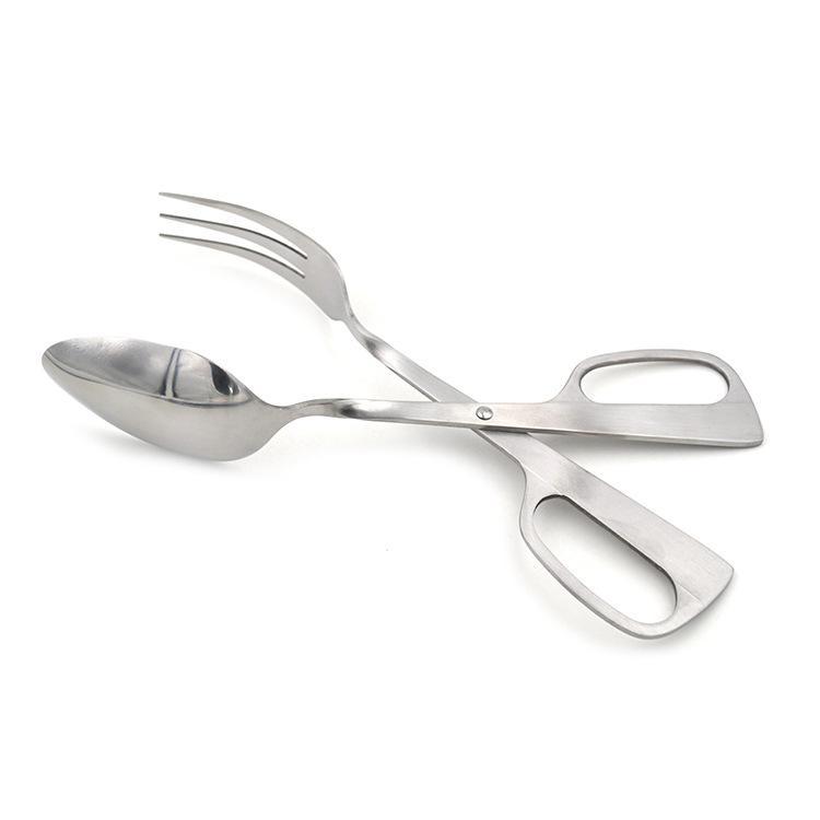 Stainless Steel Barbeque Food Salad Scissor Servin... – Grandado