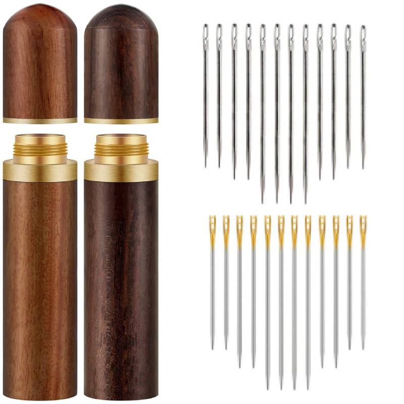 2pcs Sewing Needle Storage Case with 24pcs Self Th... – Vicedeal