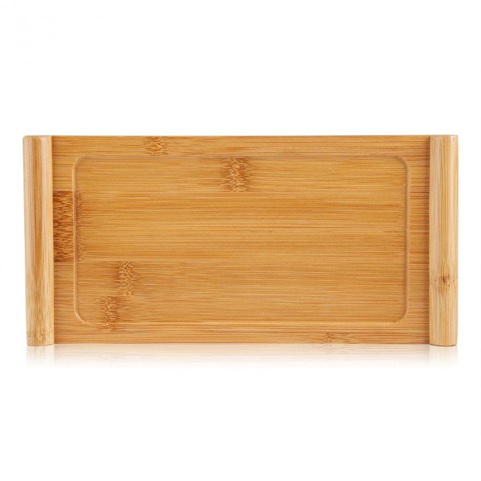 Bambus te brett kopp tallerken mat dessert serveri... – Grandado