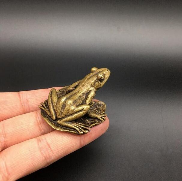 Copper Statue Chinese Brass Carved Animal Frog Lot... – Vicedeal