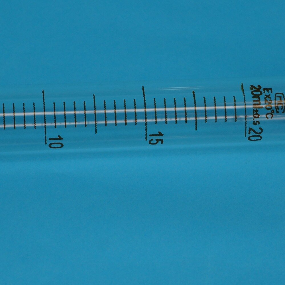 20ml Graduated Line Lab Clear Glass Test Tube Roun... – Grandado