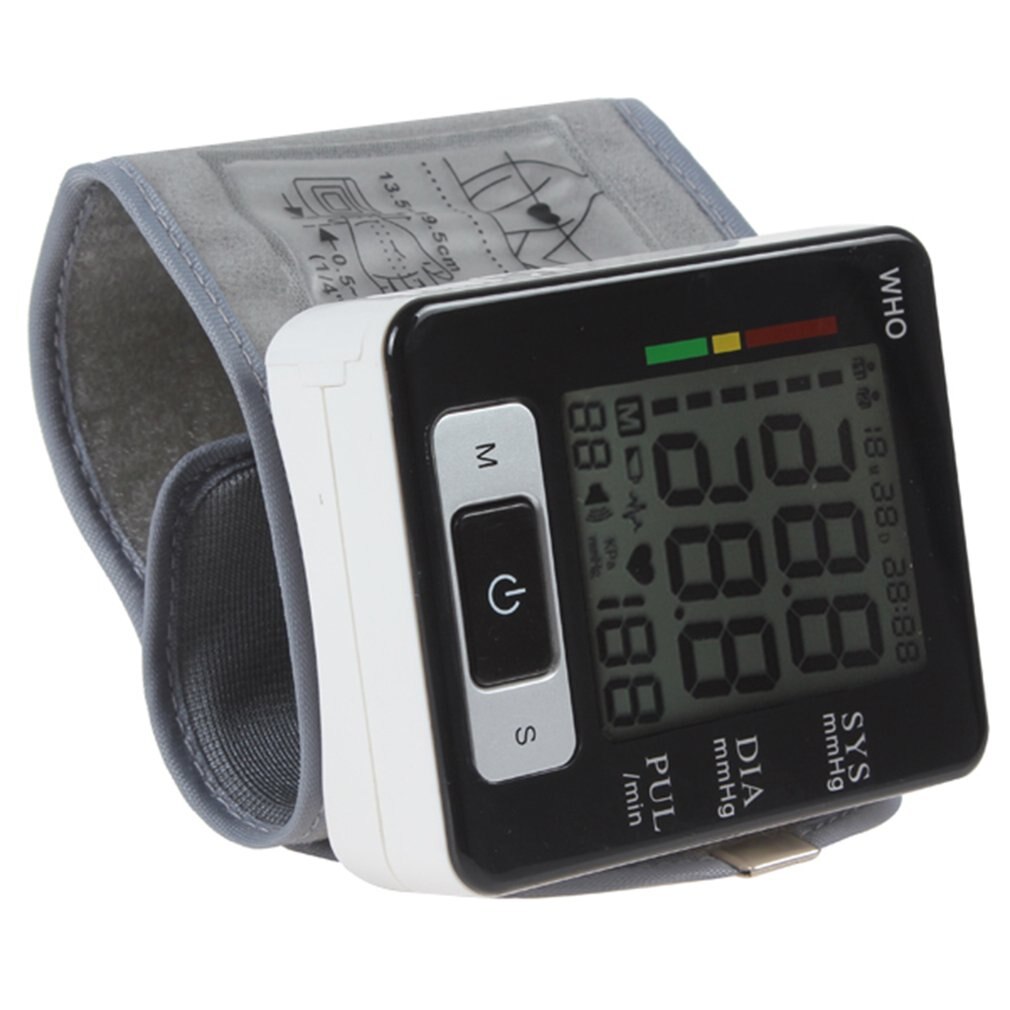 Automatic Digital LCD Wrist Blood Pressure Monitor... – Grandado