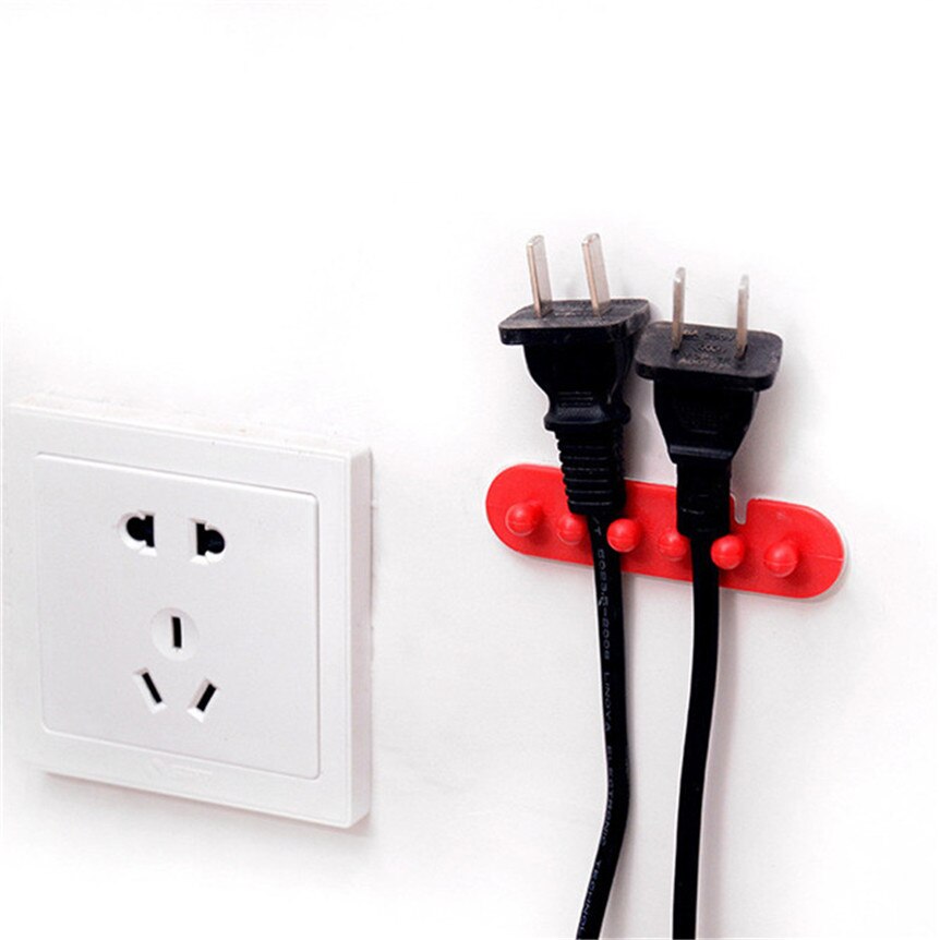 Happy 2x- leder ledning clip kabel line holder sli... – Vicedeal