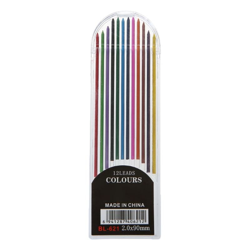 12Pcs 12Pcs 2.0 mm Mechanical Pencil Colors 2B Lea... – Vicedeal