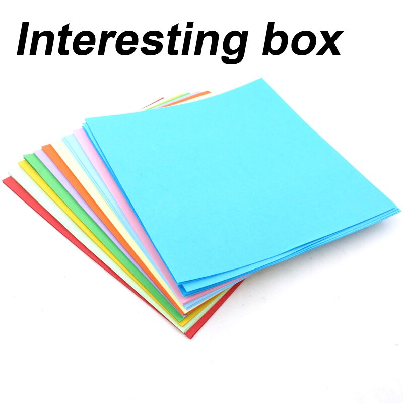 Handmade colored paper origami 10 colors square di... – Grandado