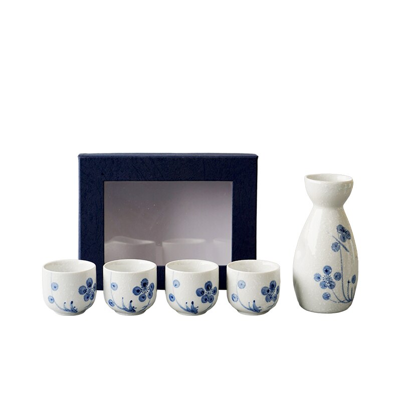 Vinredskap japansk hushåll vit gul sprit sake kopp... – Vicedeal