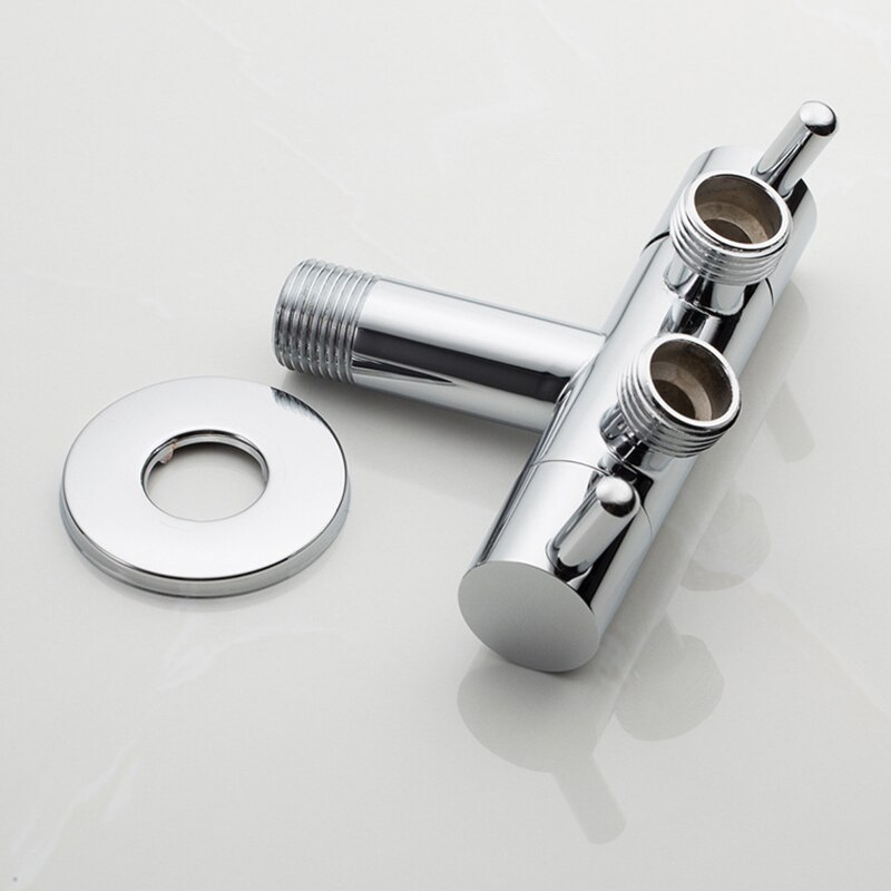 Brass double handle Toilet faucet shattaf angle va... – Grandado