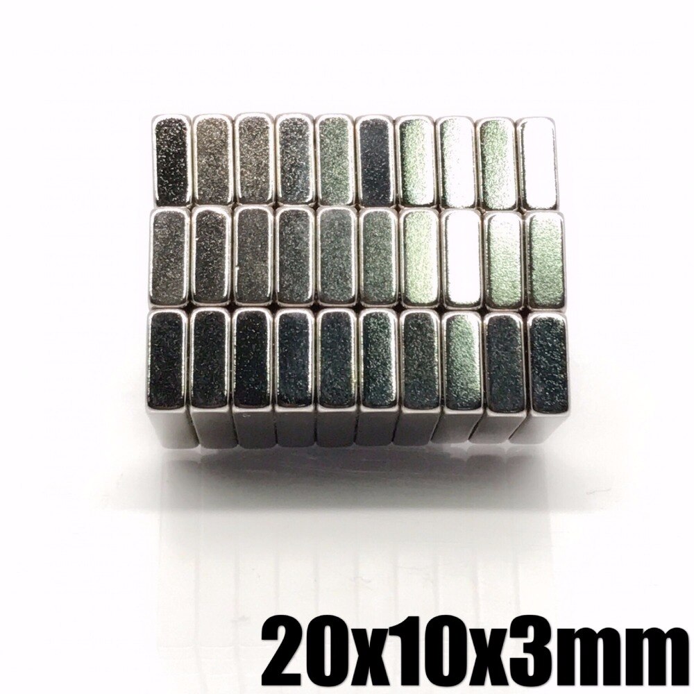 5/10/20/50 Pcs 20x10x3 Neodymium Magnet 20mm x 10m... – Vicedeal
