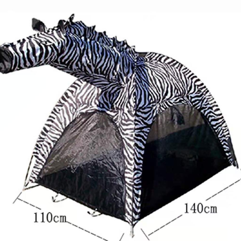 Draagbare Zebra Vorm Kinderen Tent Cartoon Dier Ki... – Grandado
