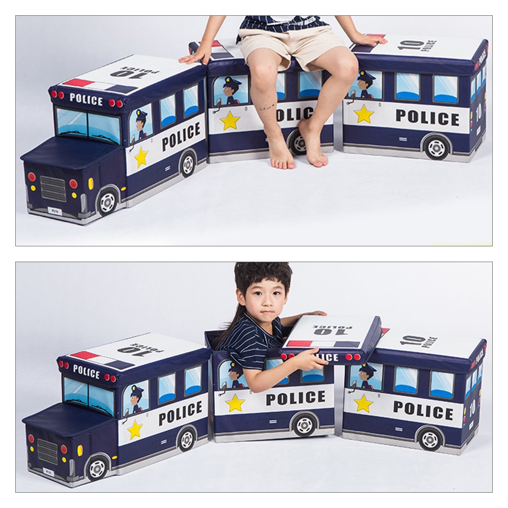 Multi-Function Bus Shape Storage Box For Toys Kids... – Grandado
