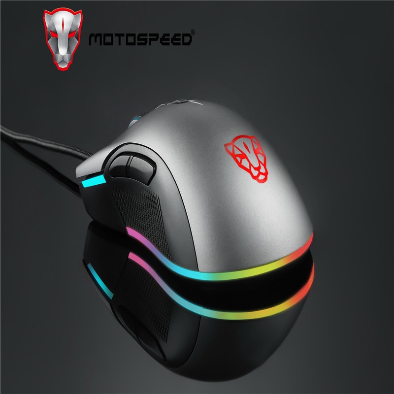 Motospeed V70 USB Wired Gaming Mouse with RGB Back... – Grandado
