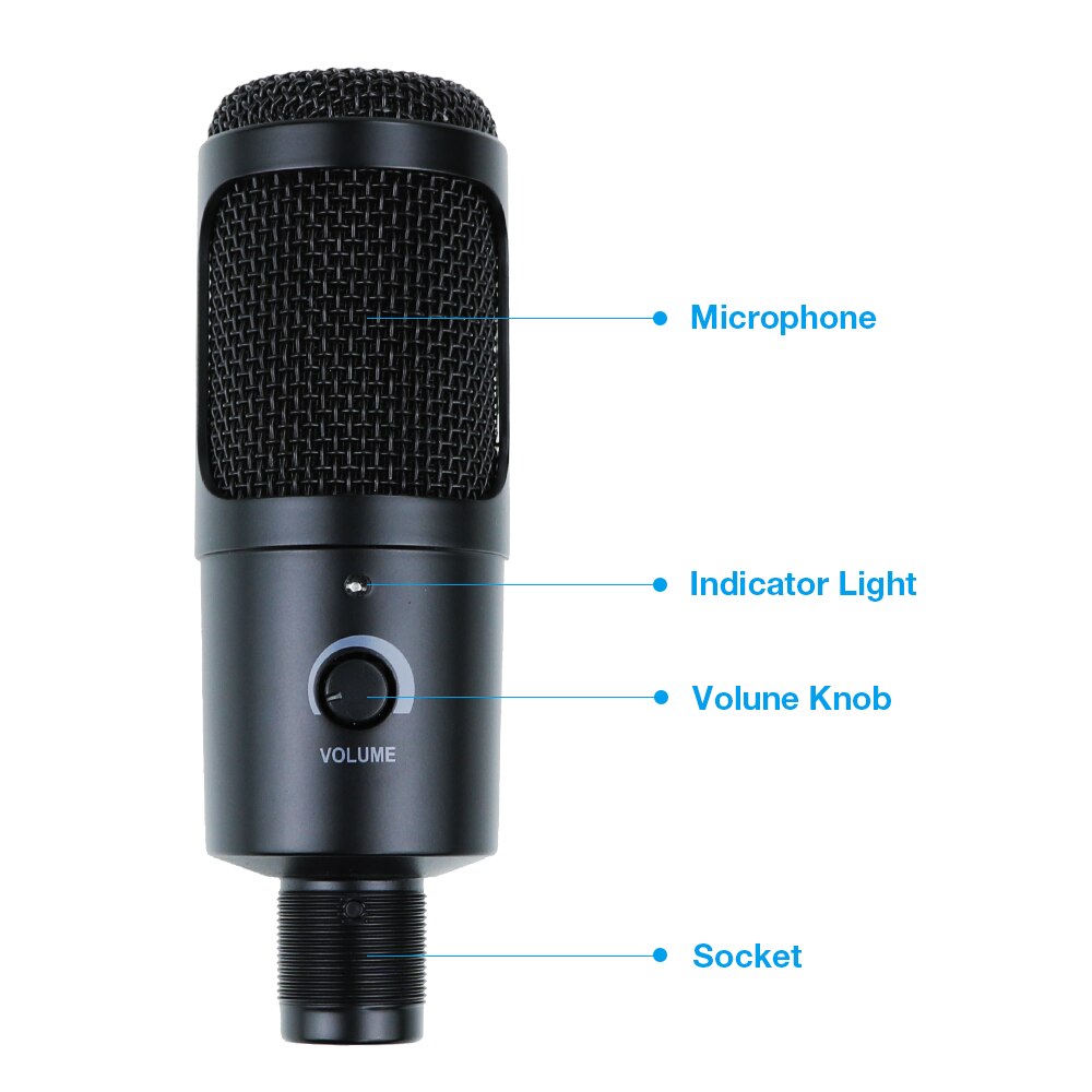 USB Condenser Microphone Voice Recording Mic For P... – Grandado